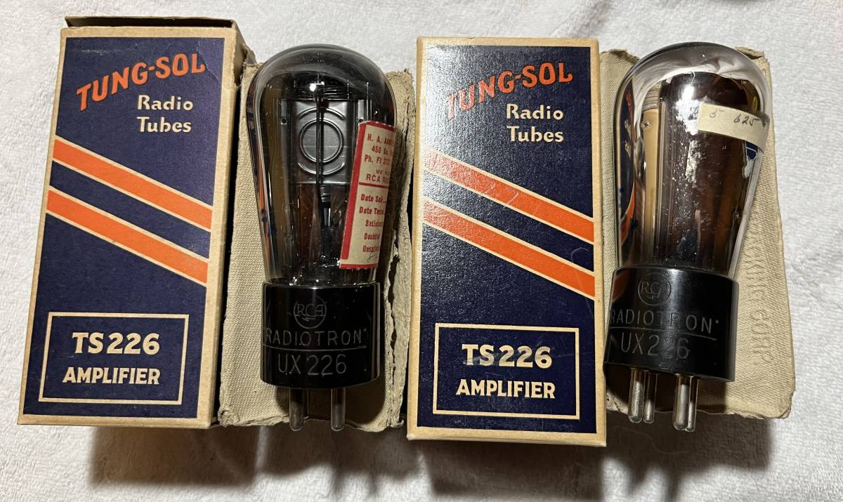 Yahoo!オークション - RCA RADIOTRON UX-226 ナス管 中古良品 2本セッ...