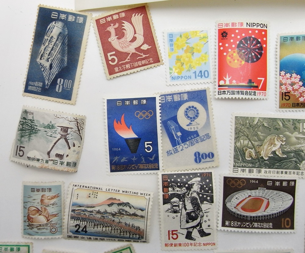 Yahoo!オークション - 24-H-2 【未使用】 普通切手 記念切手 切手まと...