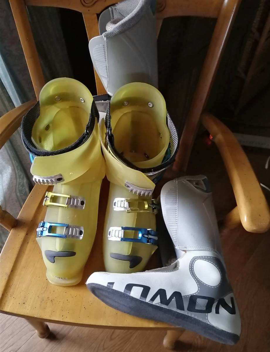 Yahoo!オークション - SALOMONスキーブーツ26.5cm中古品