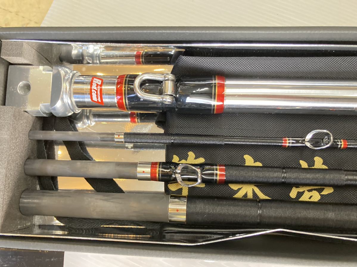 Yahoo!オークション - 美品 ロッドコム 牙城 クエ 480H 並継 GAJO 底物...