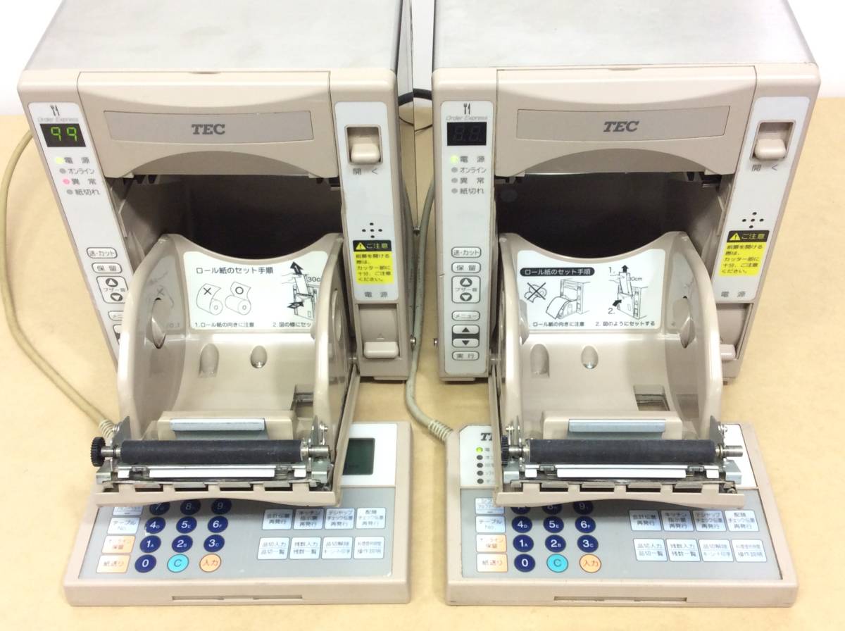 Yahoo!オークション - 東芝テック(TEC) リモートプリンタ KCP-100WT-0...