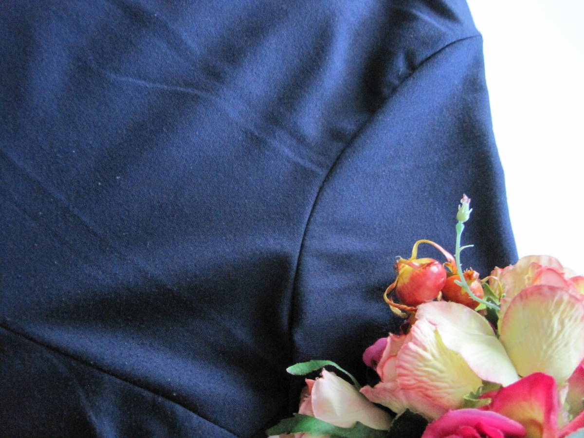 Yahoo!オークション - Suse・2XLサイズ・ロングワンピース・紺色・ゆ...