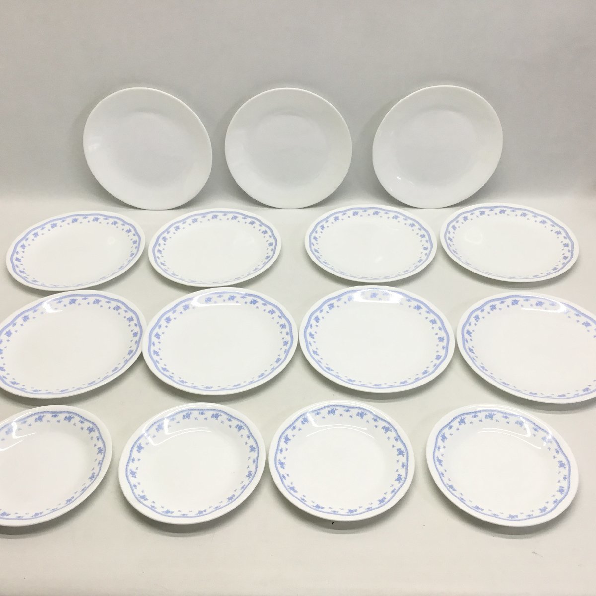 CORELLE コレール 21.5cm 11枚 7cm 4枚 まとめ売り プレート セット 大量 キッチン用品 モーニングブルー ホワイト 平皿 お皿(その他)｜売買されたオークション情報 ...