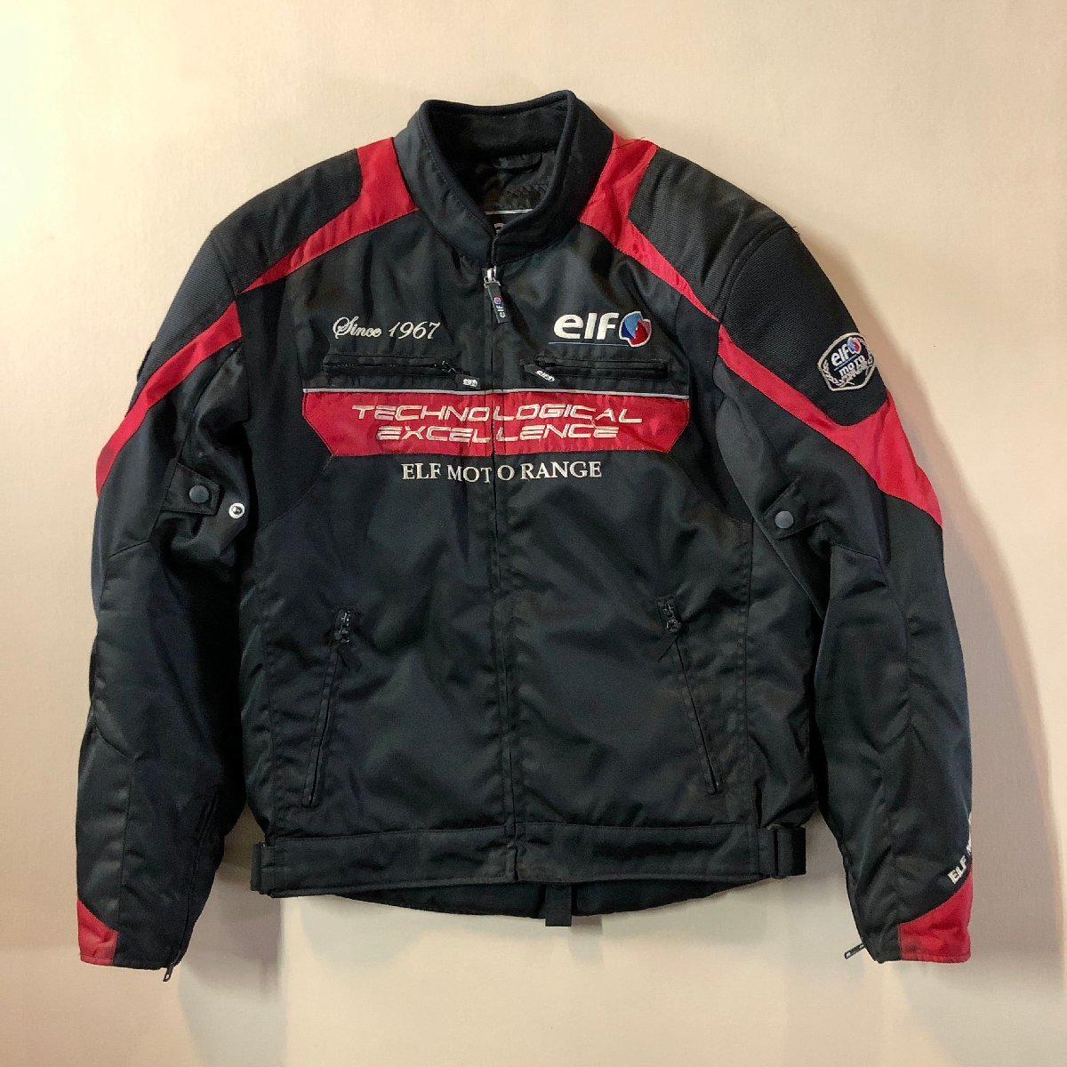 Yahoo!オークション - ELF エルフ バイカージャケット ライディングジ...