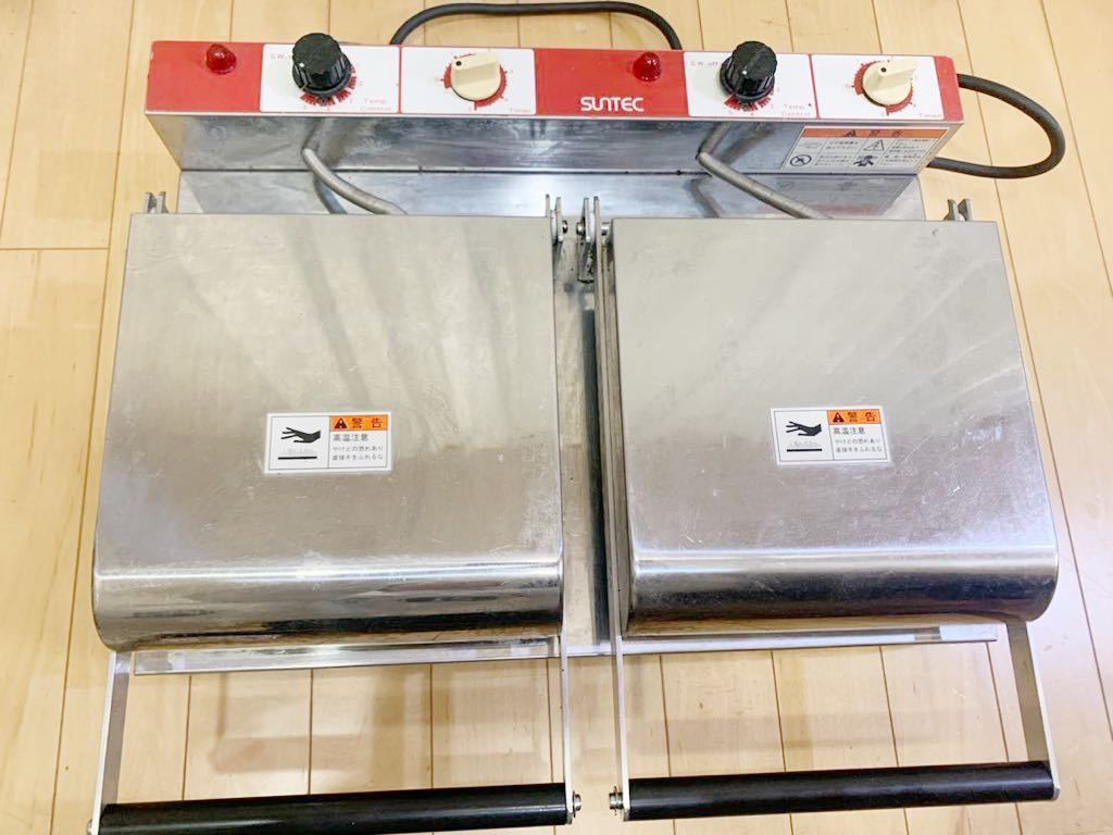 業務用 サンテック ワッフルベーカー 電気100V SBW-200 丸型 2連 ワッフルメーカー(その他)｜売買されたオークション情報、yahooの商品情報をアーカイブ公開 - オークファン ...