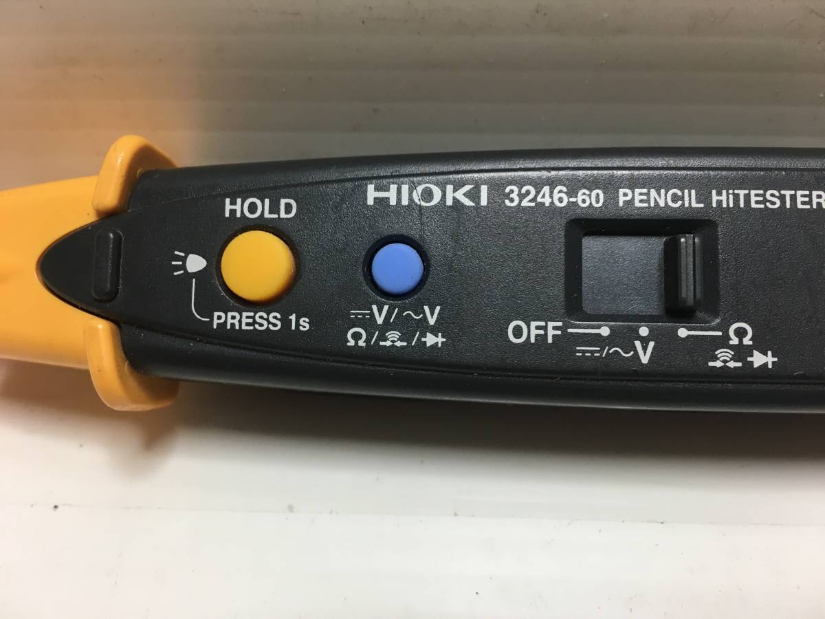 Yahoo!オークション - 送料無料 [税込・中古] HIOKI・3246-60 ・ペンシ...