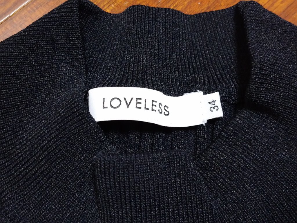 Yahoo!オークション - LOVELESS ワンピース ノースリーブニットワンピ...