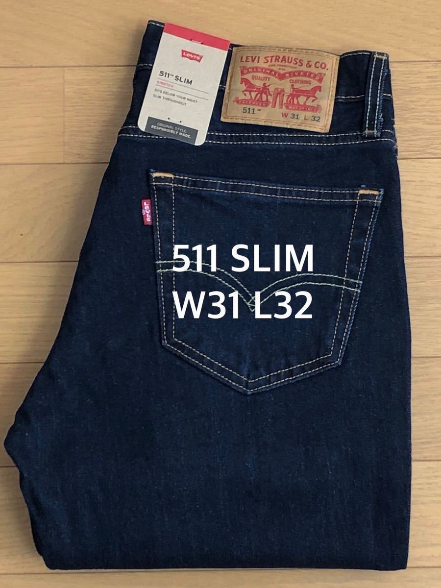 Yahoo!オークション - Levi's 511 SLIM FIT RINSEY W31 L32
