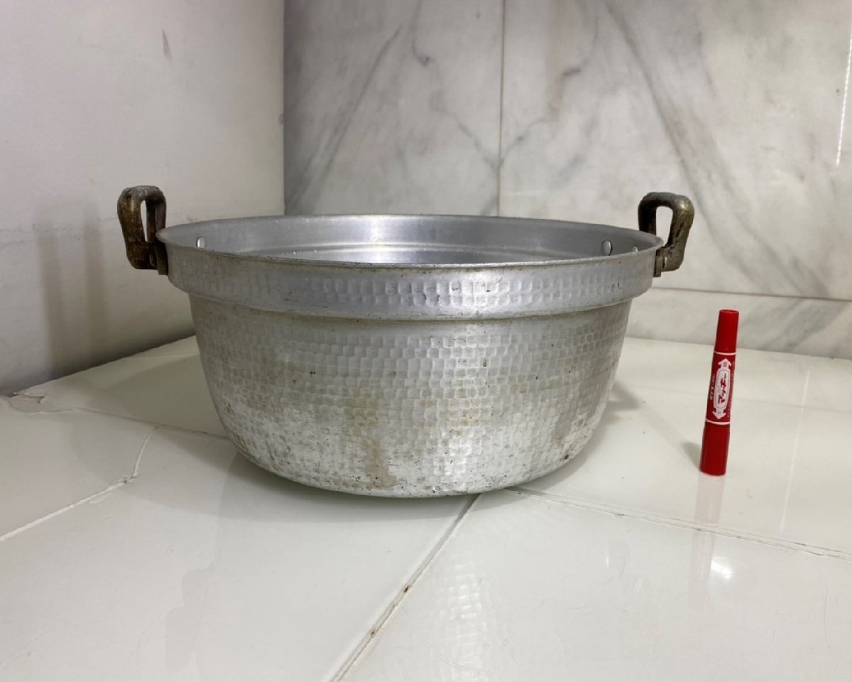 日本代購代標第一品牌【樂淘letao】－ OG 両手鍋 なべ 中古品 アルミナベ 42cm 業務用 厨房 A2207-1