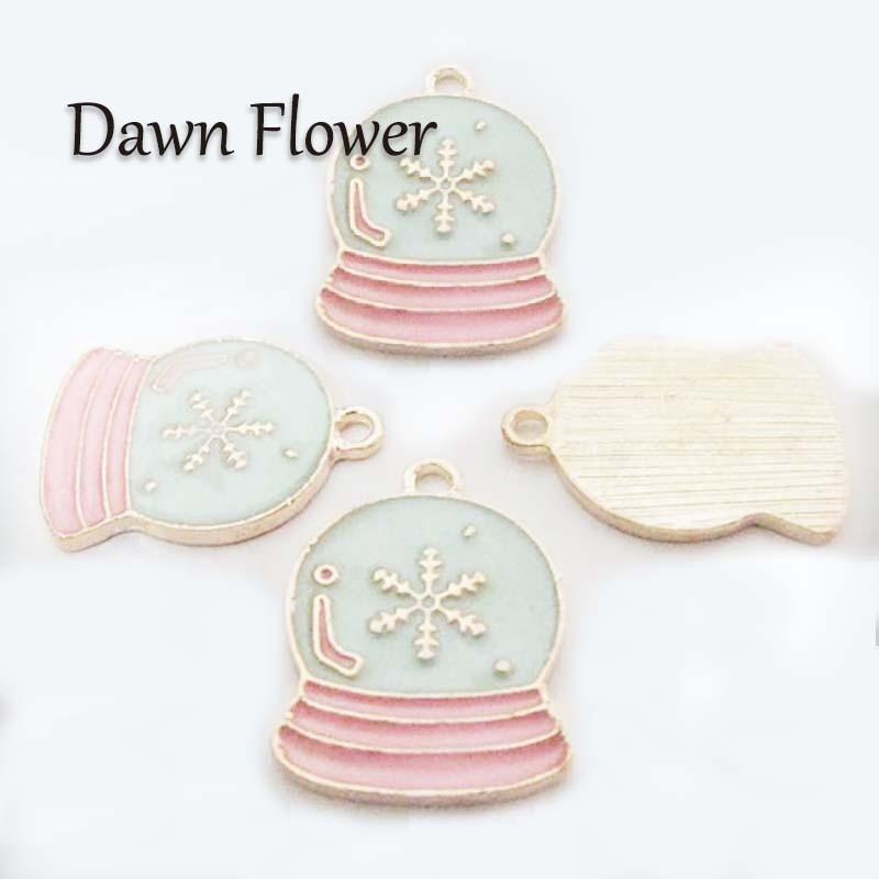 Yahoo!オークション - 【D-1292】10pcs スノードーム 22×16mm ブルー ...