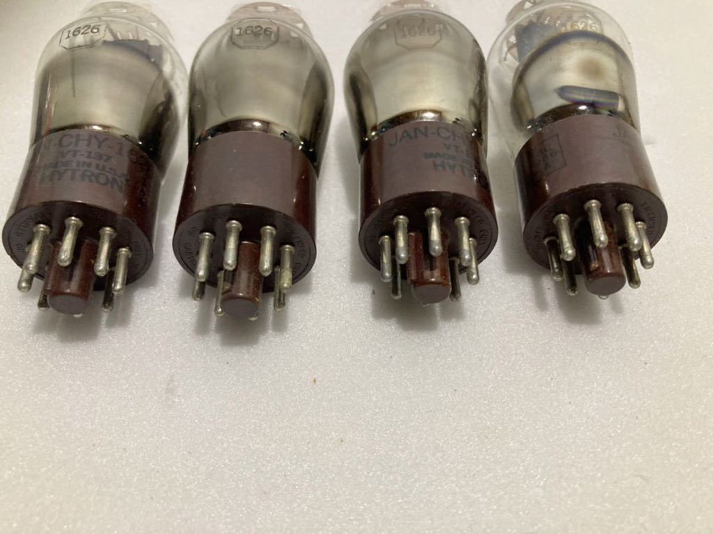 Yahoo!オークション - 真空管 HYTRON VT-137 JAN-CHY-1626 4本セット N...