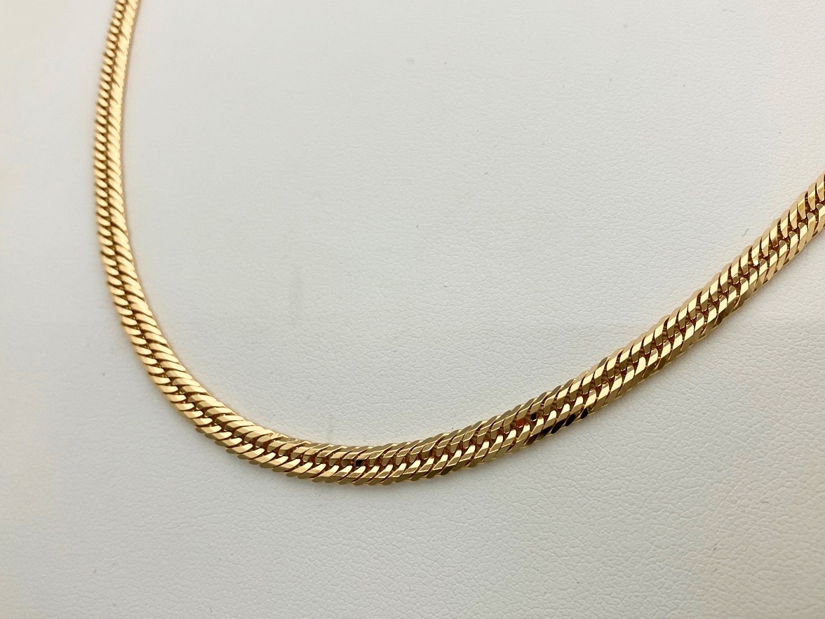 Yahoo!オークション - K18／12面トリプル／30.2g／60cm／喜平ネックレ...