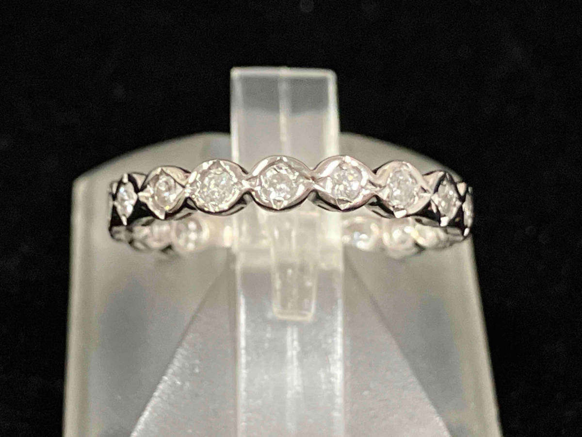 Yahoo!オークション - 【ダイヤリング】Pt900／ダイヤ0.34ct／＃10／2....