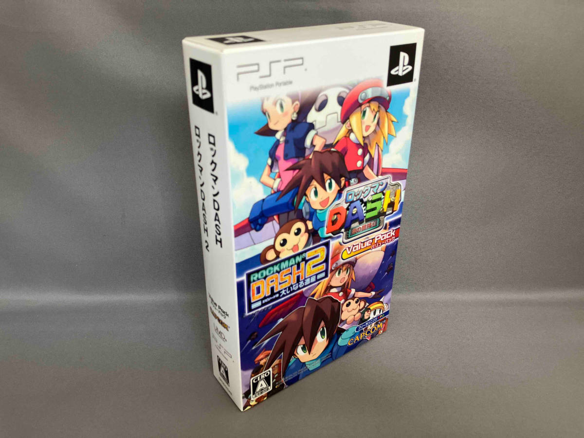 Yahoo!オークション - PSP ロックマンDASH ロックマンDASH2 バリューパ...