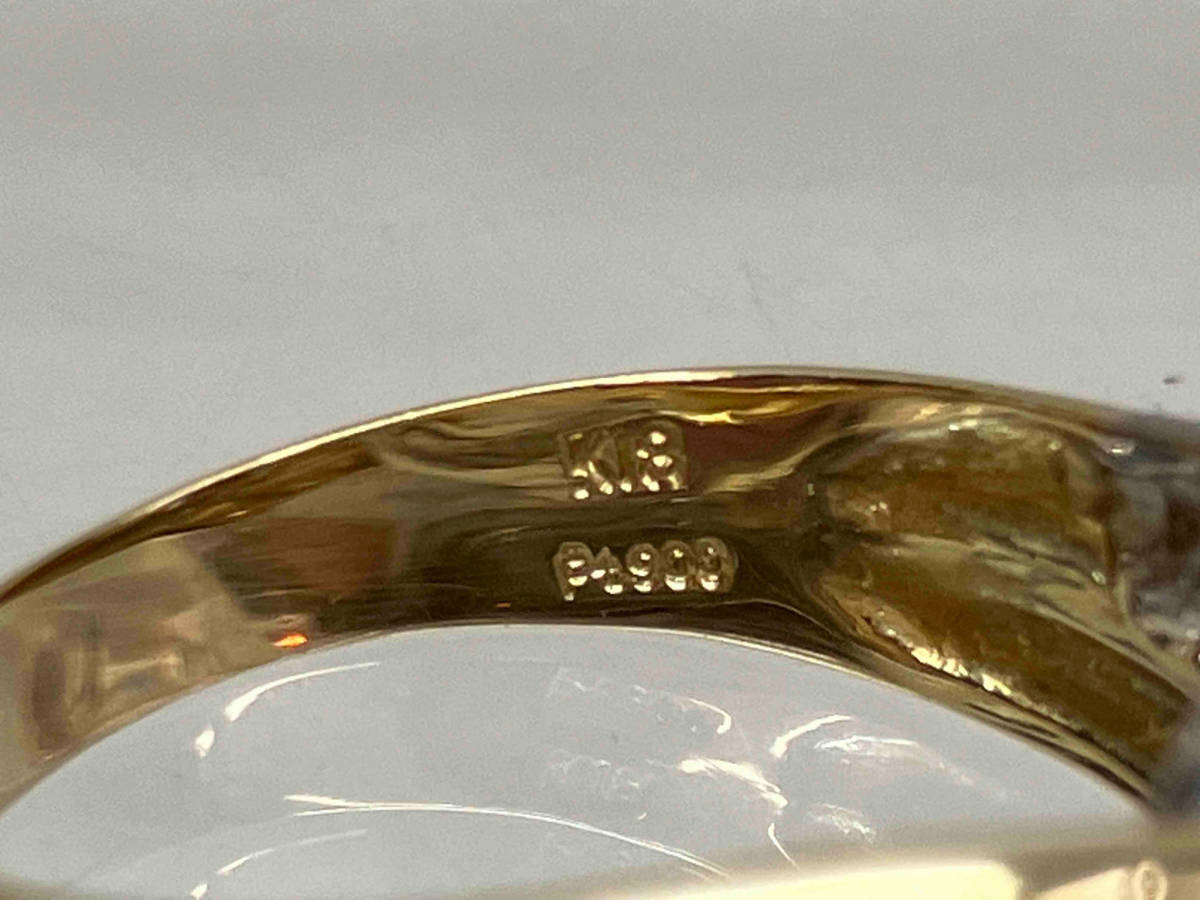 Yahoo!オークション - Pt900 / K18 ダイヤ 0.17ct デザイン リング 13...