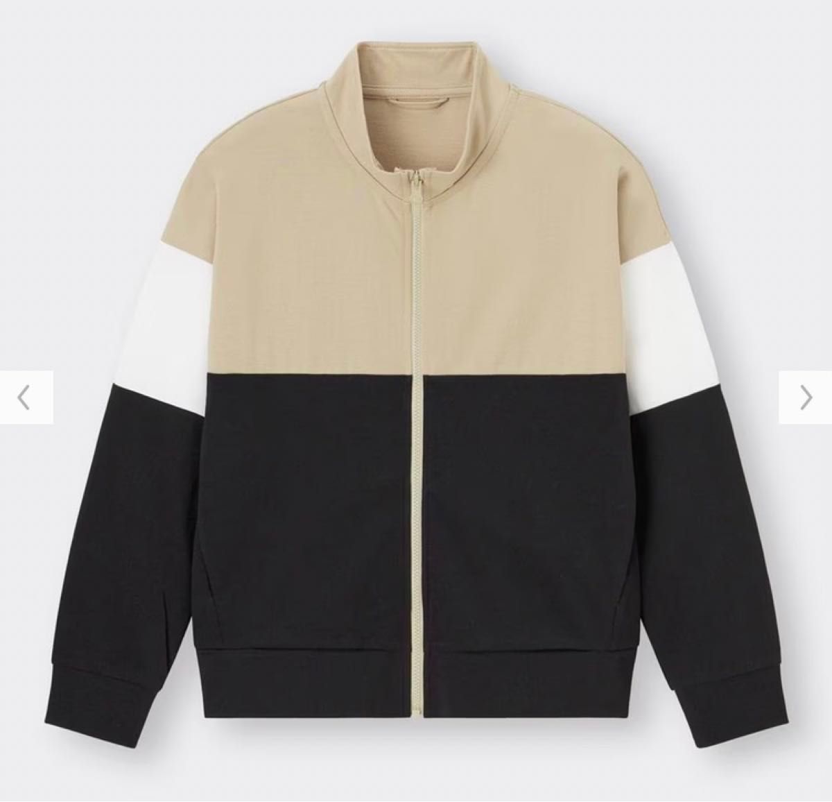 新品 GU(ジーユー)UVカットカラーブロックブルゾン|Yahoo 新品 GU(ジーユー)UVカットカラーブロックブルゾン|Yahoo