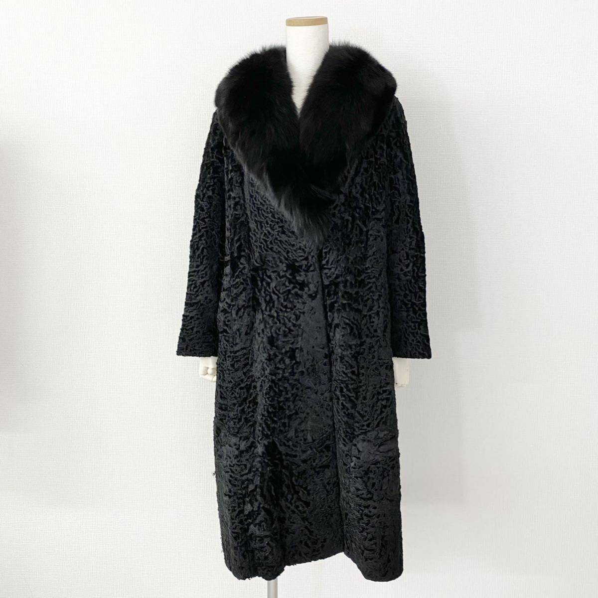 Yahoo!オークション - Aa4 PALODY パロディ ロングコート ファーコート...