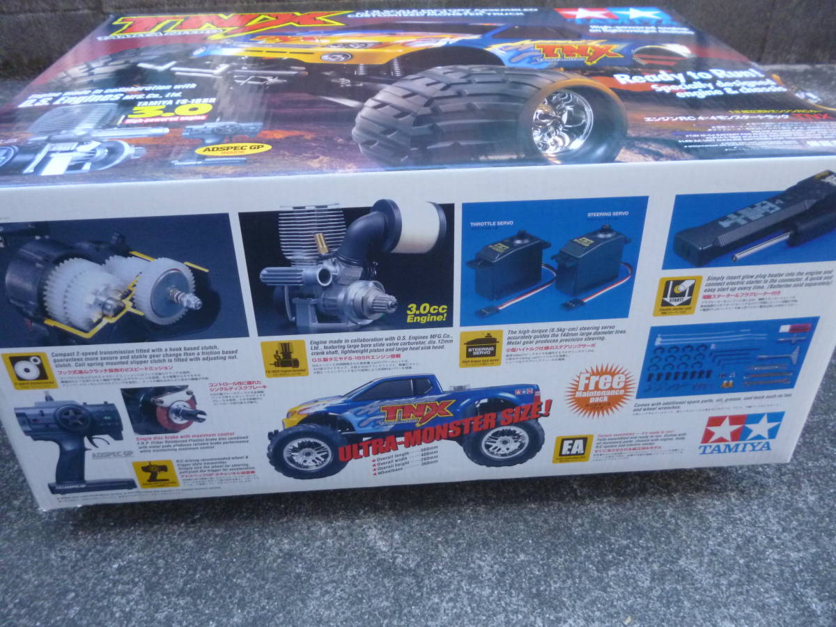 Yahoo!オークション - 希少・新品・未開封／1/8 TNX エンジンRC 4×4モ...