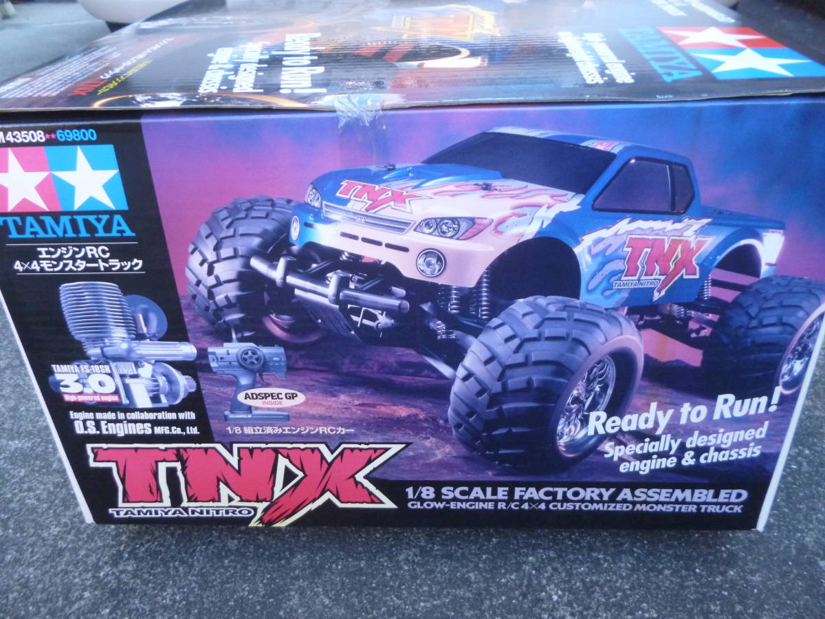 Yahoo!オークション - 希少・新品・未開封／1/8 TNX エンジンRC 4×4モ...