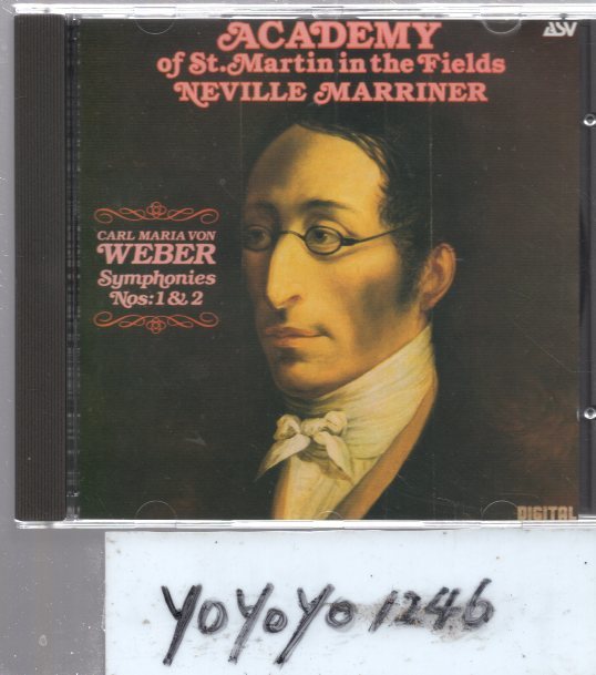 Yahoo!オークション - a767 ウェーバー 交響曲第1＆2番/マリナー