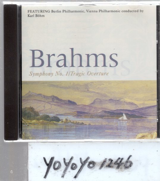 Yahoo!オークション - b587 ブラームス 交響曲第1番/ベーム