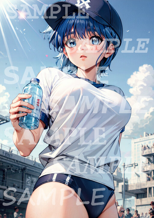 Yahoo!オークション - ときめきメモリアル 虹野沙希 A4ポスター 同人イ...