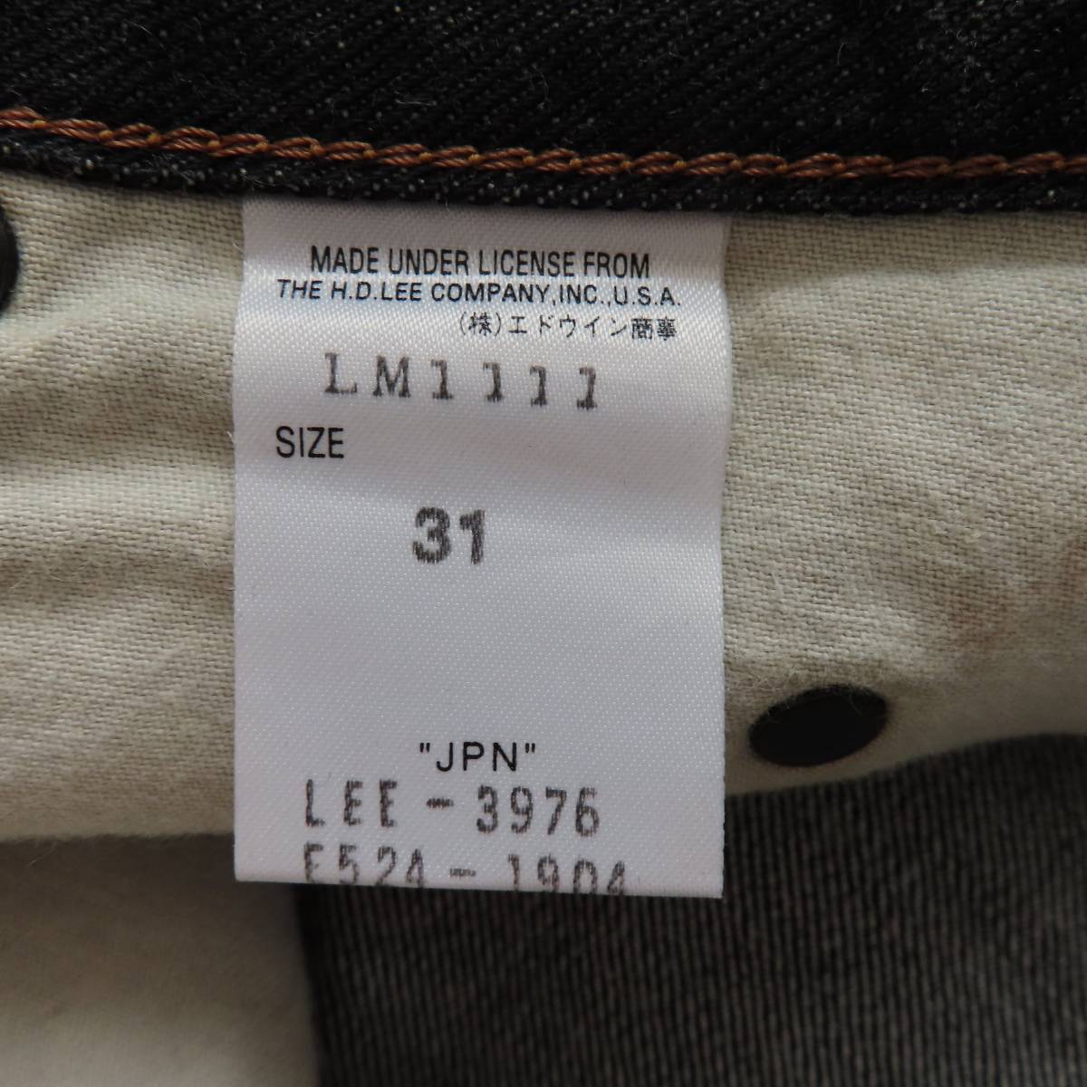 Yahoo!オークション - 即決 Lee LM1111 ジーパン 31 ウェスト約77cm