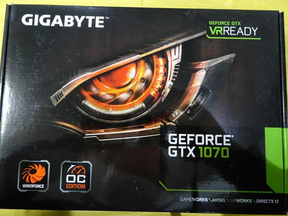 Yahoo!オークション - GIGABYTE GEFORCE GTX 1070 (中古)