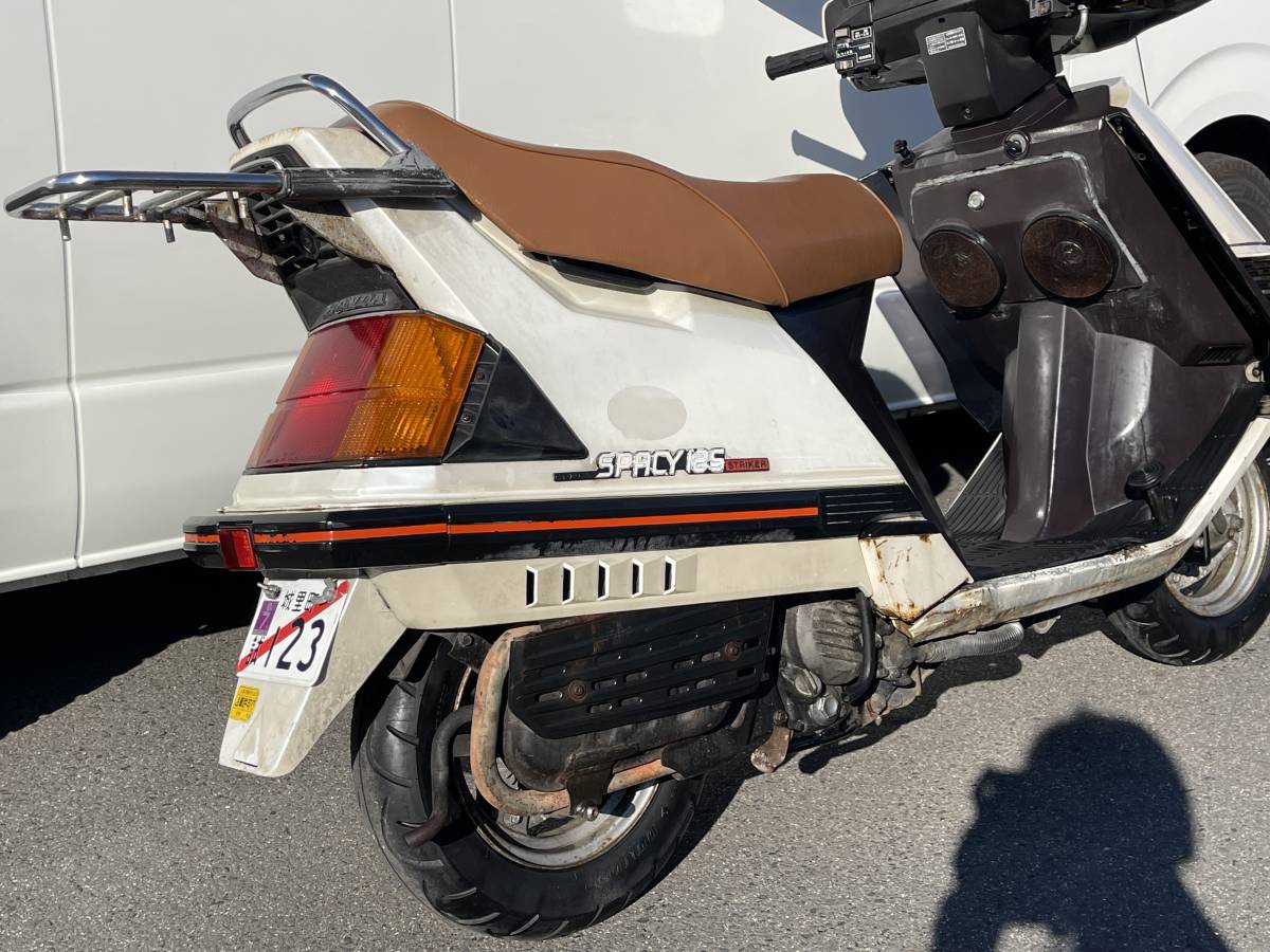 Yahoo!オークション - スペイシー125 ストライカー JF02 19395km ホン...