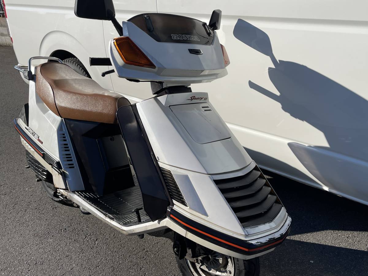 Yahoo!オークション - スペイシー125 ストライカー JF02 19395km ホン...