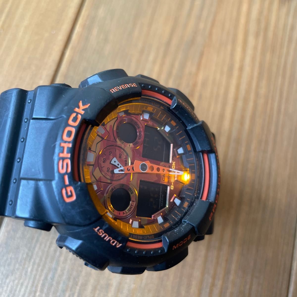 CASIO G-SHOCK GA-100BR オレンジ ブラック|Yahoo!フリマ(旧 CASIO G-SHOCK GA-100BR オレンジ ブラック|Yahoo!フリマ(旧