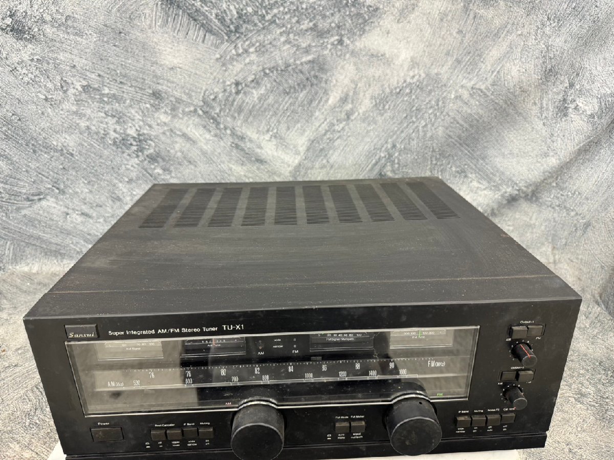 Yahoo!オークション - t1959 現状品 SANSUI サンスイ TU-X1 AM/FMステ...