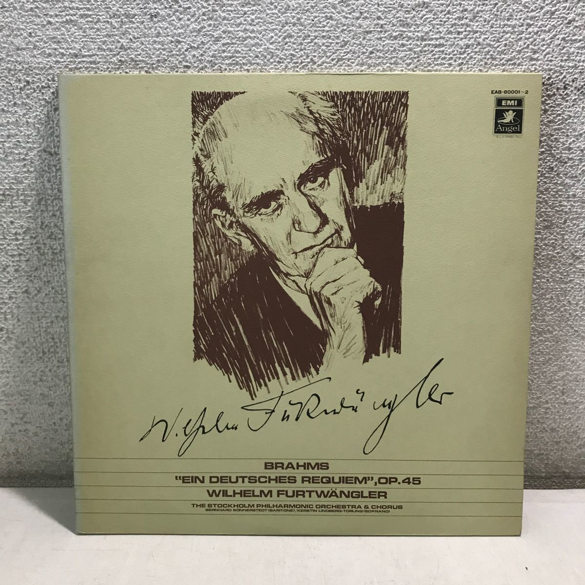 Yahoo!オークション - CB13 LP レコード ブラームス作品45 ドイツレク...