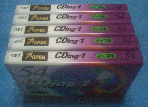 Yahoo!オークション - TDK CDing-1 54 5巻 カセットテープ