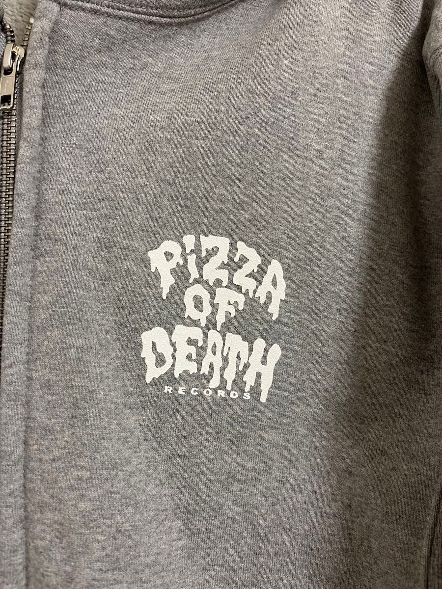 PiZZA OF DEATHピザオブデスパーカー ピザパーカー グレー M PiZZA OF DEATHピザオブデスパーカー ピザパーカー グレー M