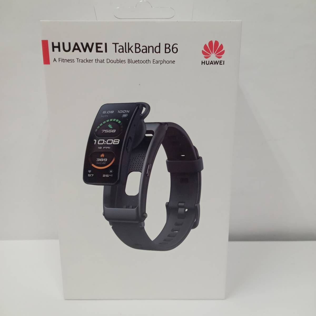日本代購代標第一品牌【樂淘letao】－C-T183T【未開封】HUAWEI TalkBand B6 グラファイトブラック スマートウォッチ 本体 ウェアラブル端末 家電 黒