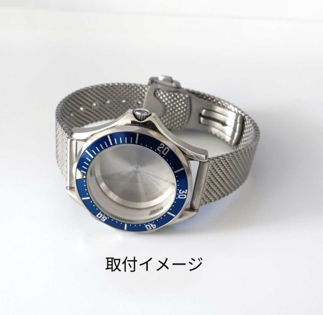 22mm メッシュ ブレスレット シルバー クイックバネ棒 社外品 22mm メッシュ ブレスレット シルバー クイックバネ棒 社外品