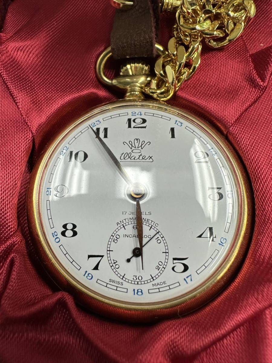 Yahoo!オークション - Watex ワテックス 懐中時計 手巻き アンティーク...