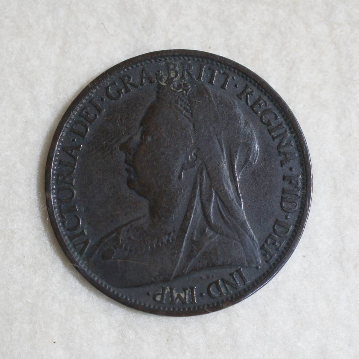 Yahoo!オークション - イギリス ONE PENNY 1896年 VICTORIA ヴィクトリ...