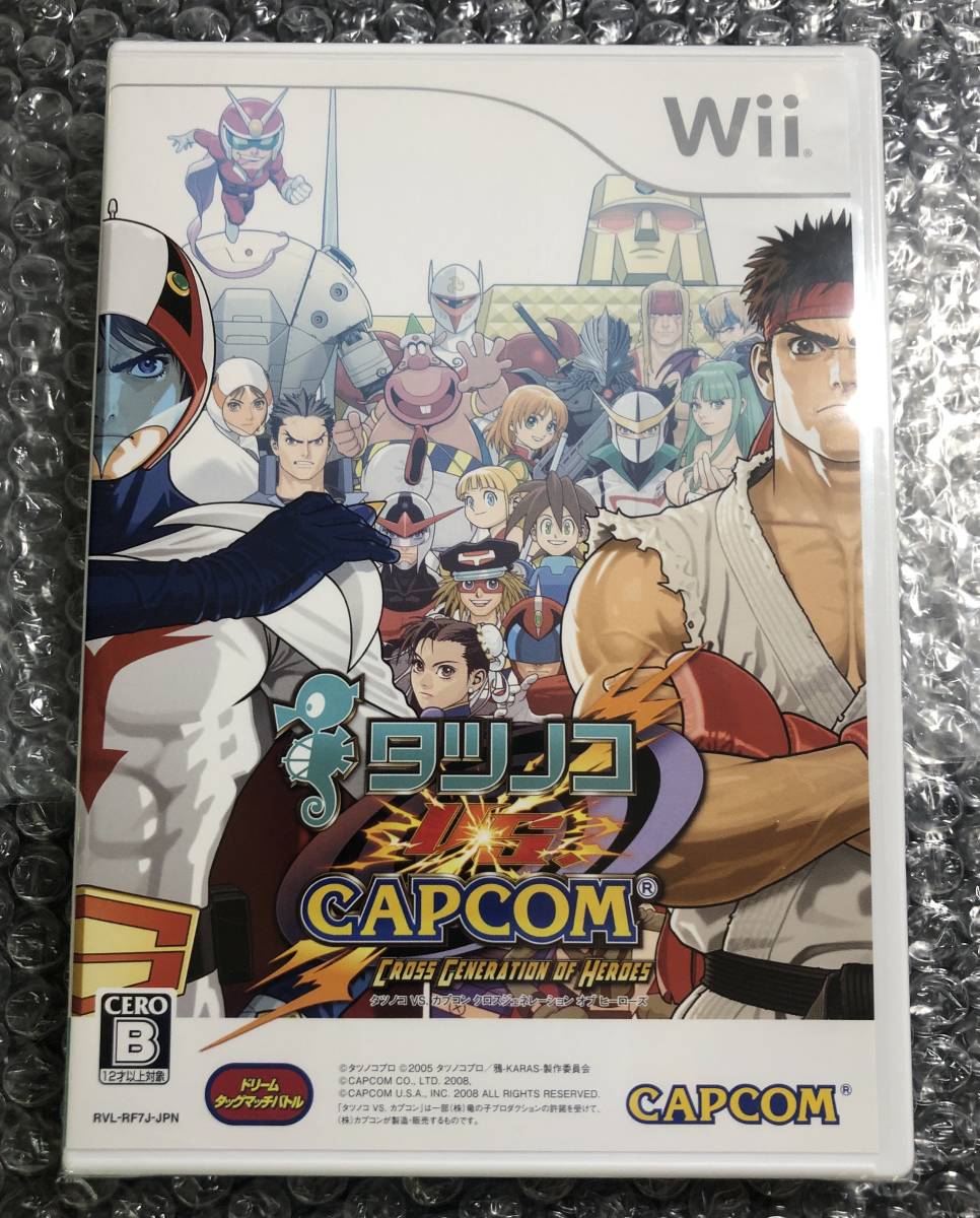 日本代購代標第一品牌【樂淘letao】－【新品未開封】任天堂Wii/ウィー/タツノコvsカプコン・クロスジェネレーションオブヒーローズ/タツノコ VS CAPCOM