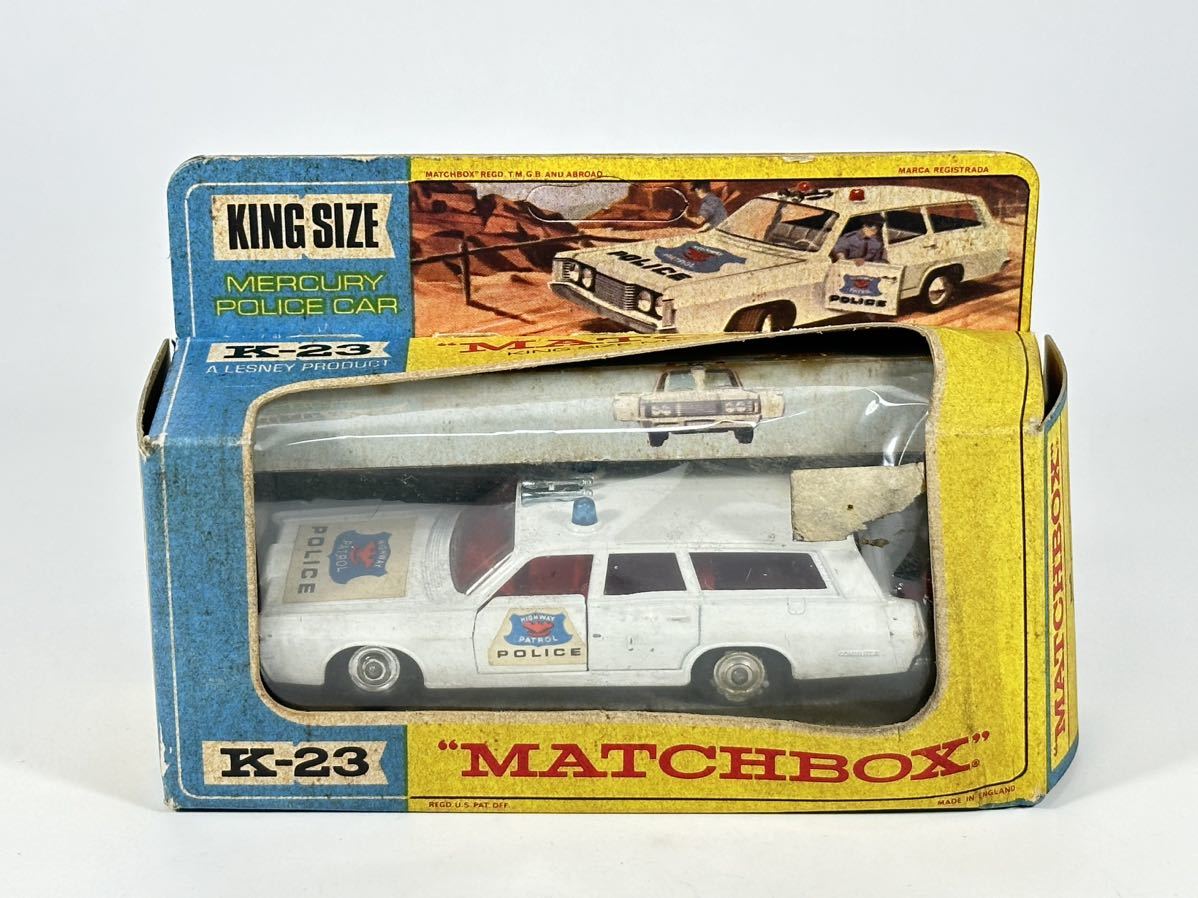 Yahoo!オークション - (s614) MATCHBOX K-23 MERCURY POLICE CAR KING ...