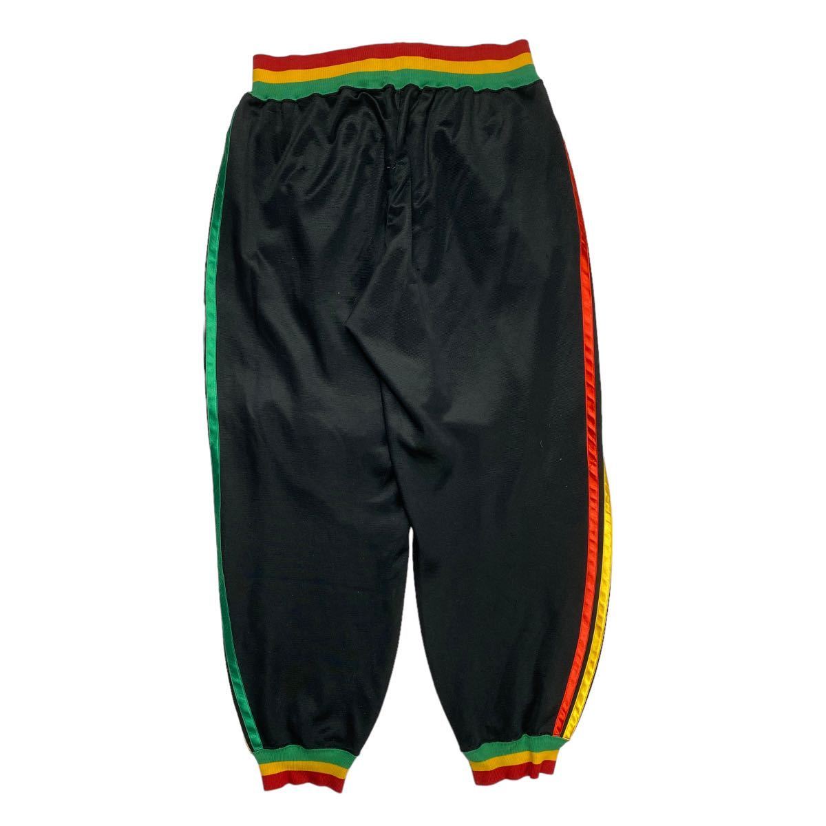 80s adidas アディダス ラスタカラー 3ライン トラックパンツ 80s adidas アディダス ラスタカラー 3ライン トラックパンツ