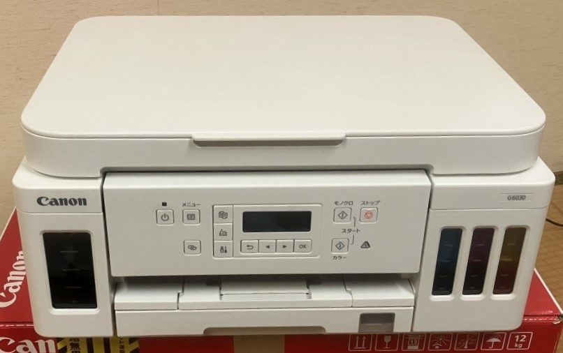 Yahoo!オークション - 美品 Canon G6030WH 動作品 印刷枚数3262枚