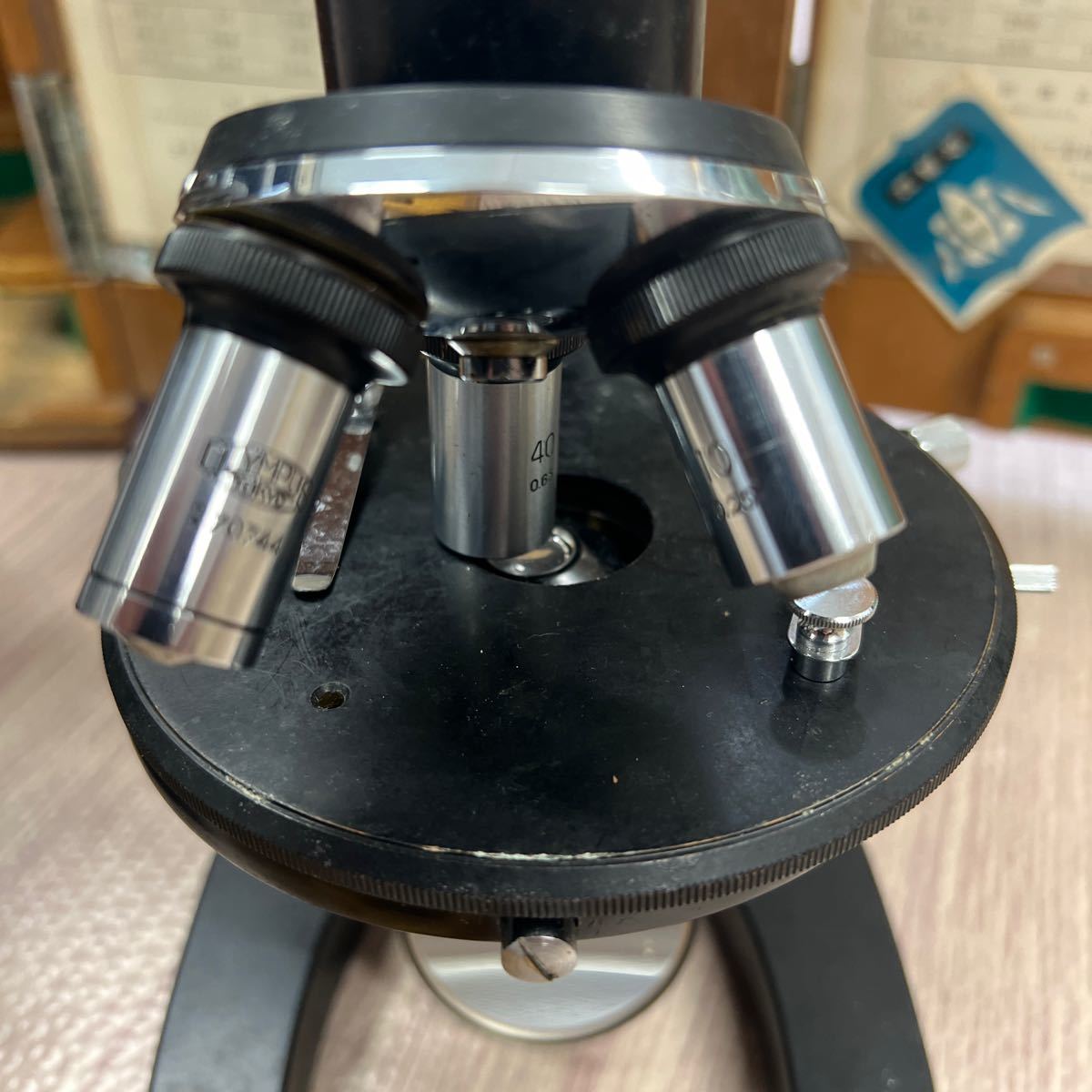 日本代購代標第一品牌【樂淘letao】－オリンパス顕微鏡 GK ジャンク 現状品 木箱