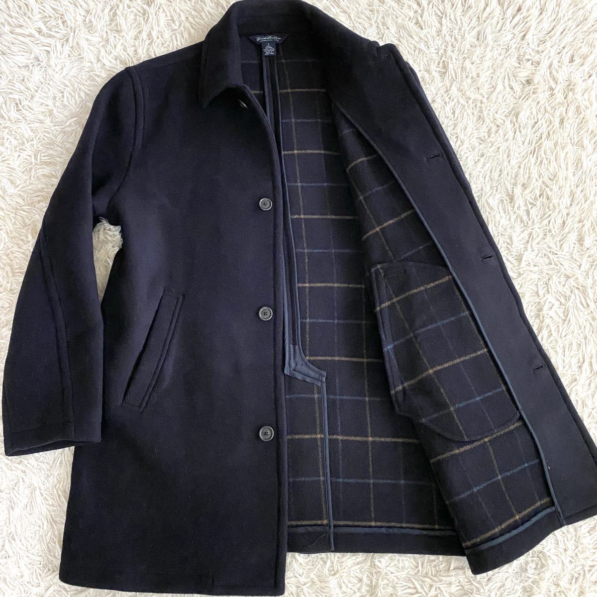 日本代購代標第一品牌【樂淘letao】－【美品】ブルックスブラザーズ BROOKS BROTHERS ★100% メルトンウール素材 ステンカラーコート ジャケット アウター メンズ M表記 L相当