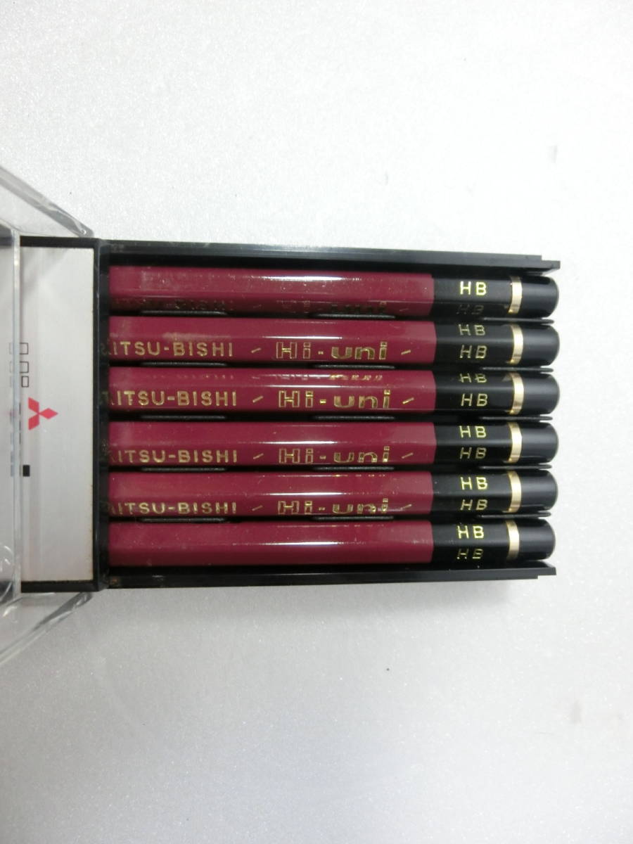 Yahoo!オークション - 三菱鉛筆 Hi-uni HB 12本 No.2351 赤 12本 未使...