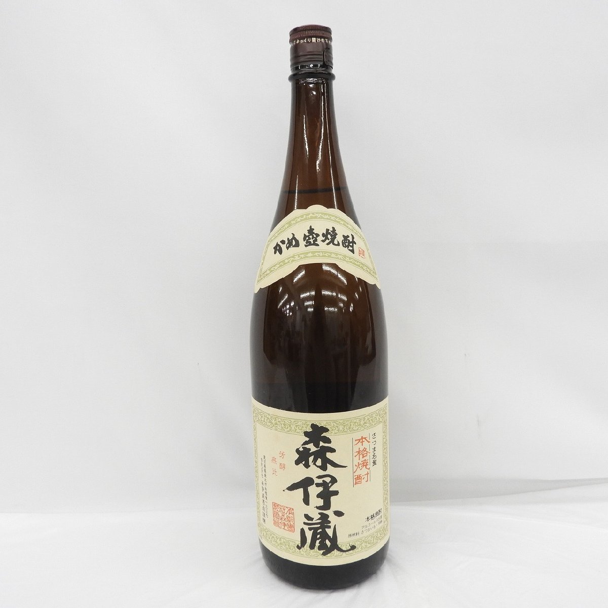 未開栓 森伊蔵 かめ壺焼酎 本格焼酎 1800ml 25％ 11473204 0109(森伊蔵)｜売買されたオークション情報、yahooの商品情報をアーカイブ公開 - オークファン ...