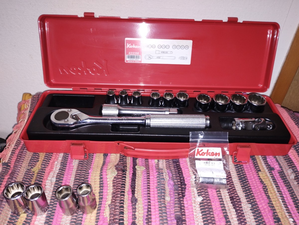 Yahoo!オークション - コーケン（koken）4222M ラチェットレンチセット...