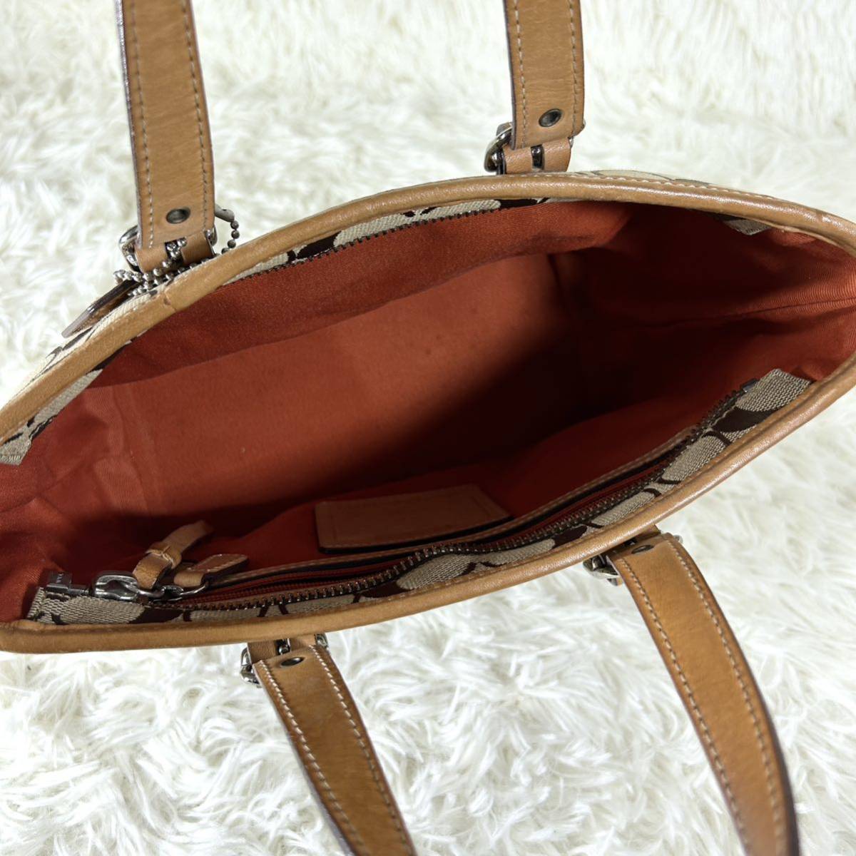 Yahoo!オークション - 【希少】1円〜 COACH コーチ 6043 シグネチャー ...