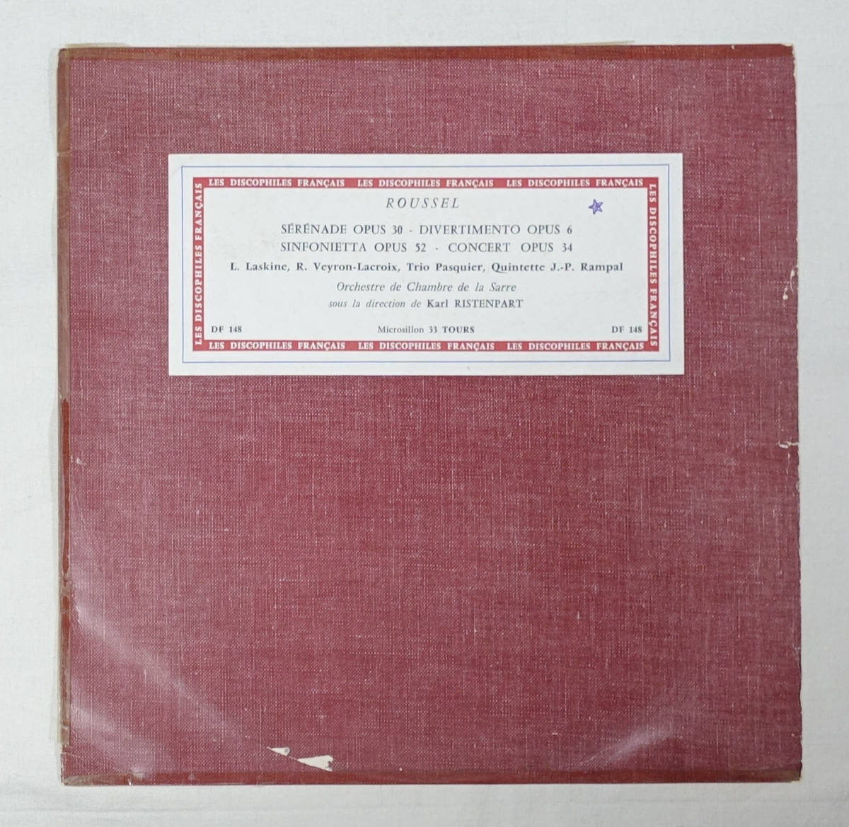 Yahoo!オークション - 仏DF 148 ルーセル Sernade Op30他 パスキエ・ト...